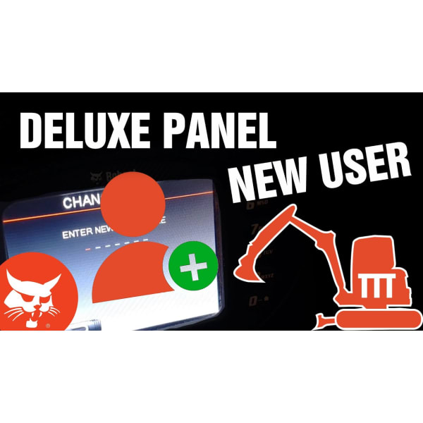 Bobcat Excavators: New User Setup on Deluxe Panel – Bobcat Company Europe
