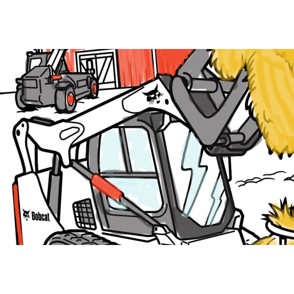 Bobcat Equipment Coloring Pages