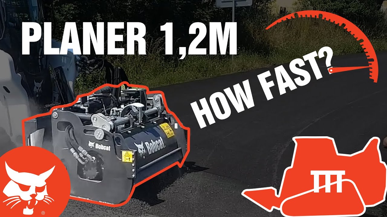 Road Surface Preparation with the Bobcat Planer – Bobcat Company Europe