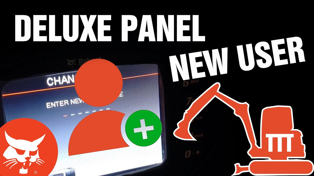 Bobcat Excavators: New User Setup on Deluxe Panel – Bobcat Company Europe