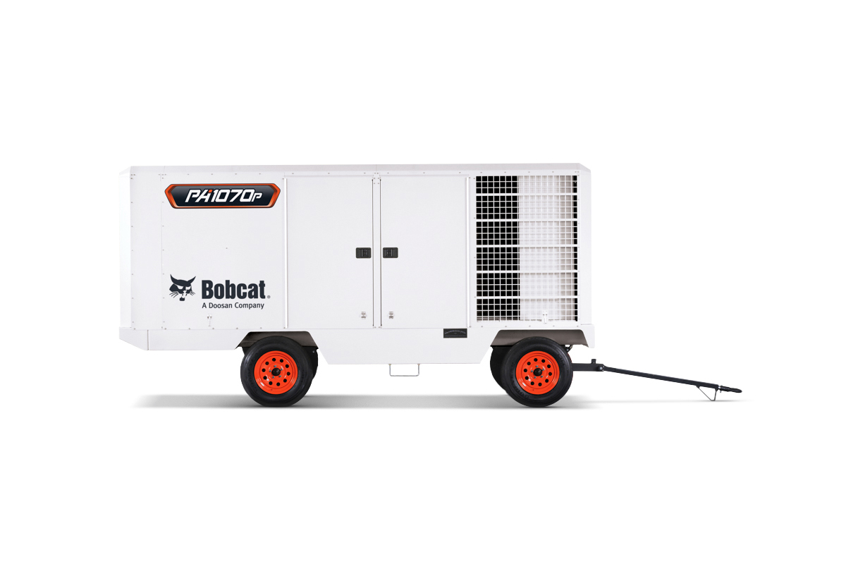 Compressores de ar de grande porte de 1070 CFM – Doosan Bobcat Brasil