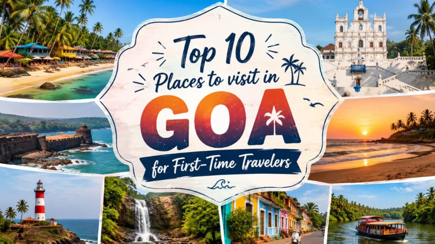 Top 10 Places to visit in Goa for First-Time Travelers | Paradise Yatra ...