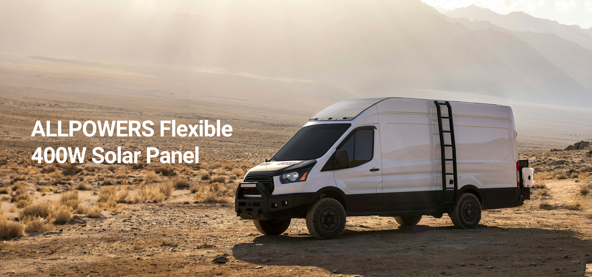 ALLPOWERS SF400 2Pcs 400W Flexible Solar Panel with IP68 Waterproofing ...