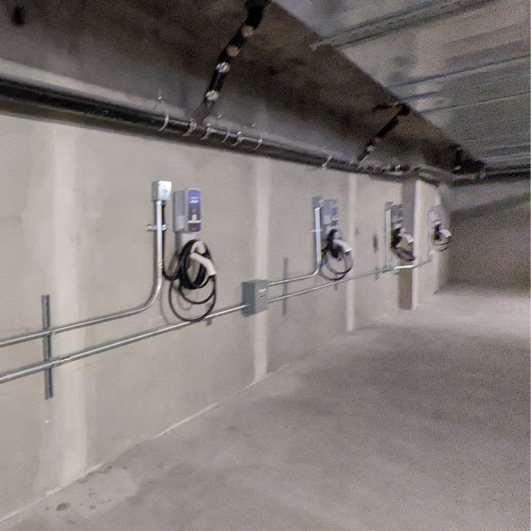 EV Charging in Parking Garages | Palms EV Chargers