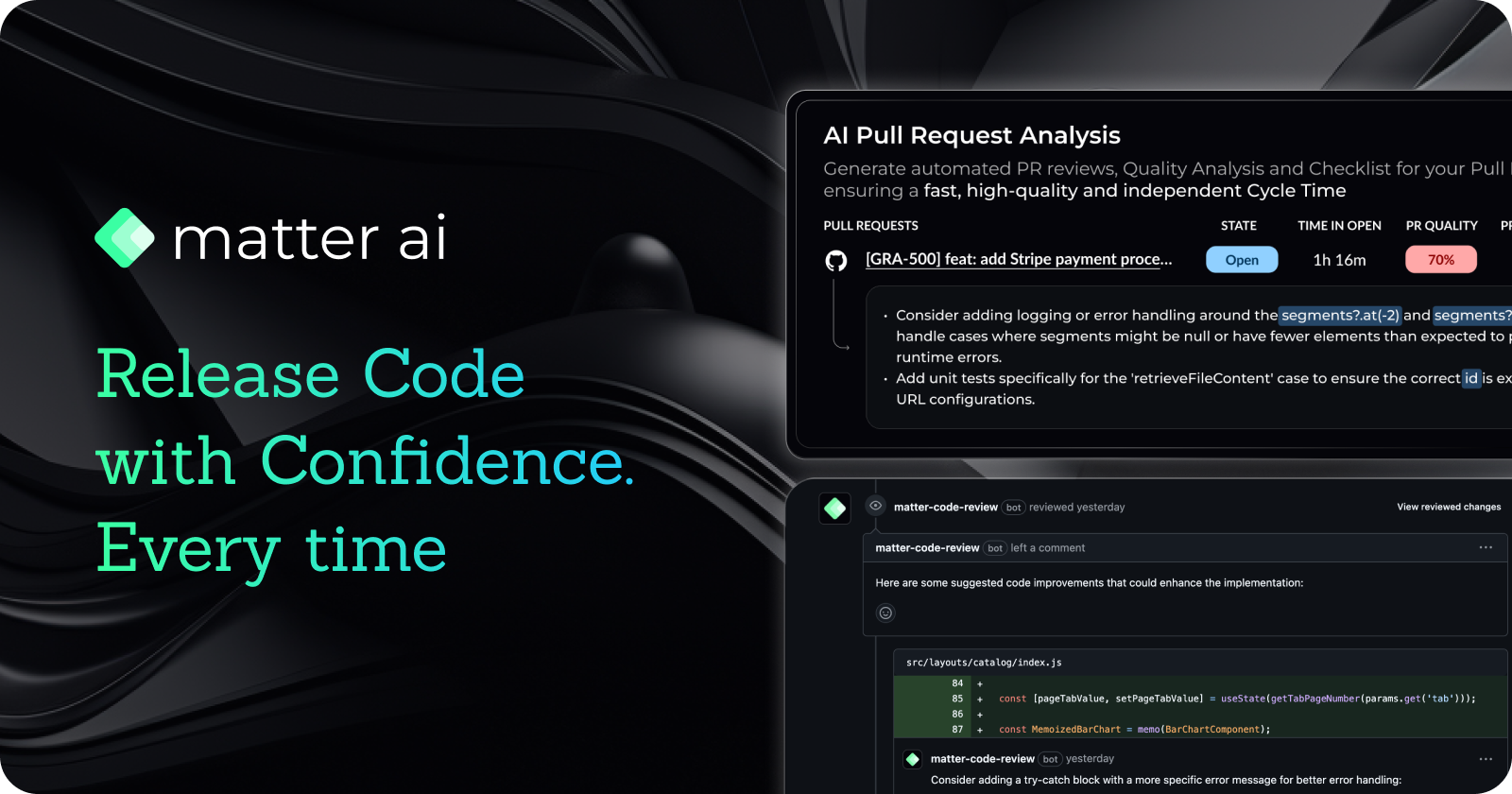 GitHub - GravityCloudAI/matter-ai: Matter AI is open-source AI Code Reviewer Agent 🤖 for Code ...