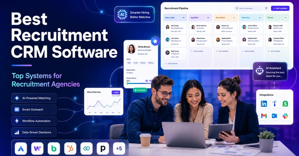 Best Recruitment CRM Software 2026 — 12 Top Systems Compared