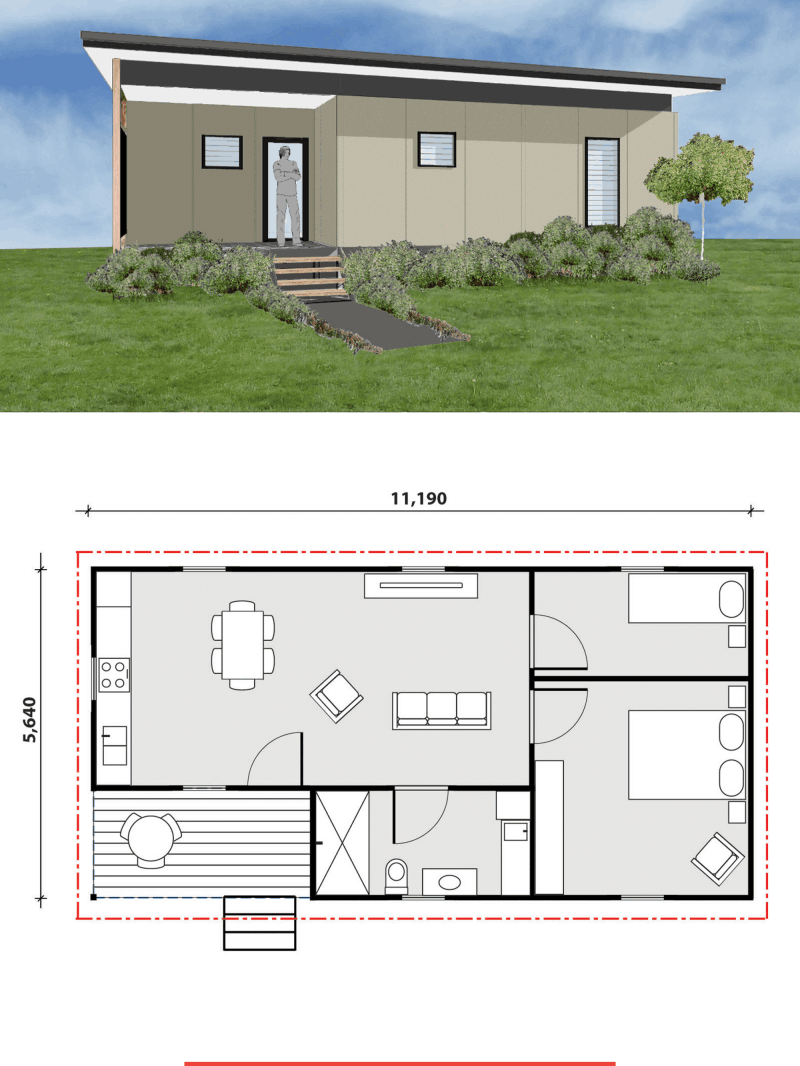 Freshwater ADU — 52 m², 2 BR by MAAP House