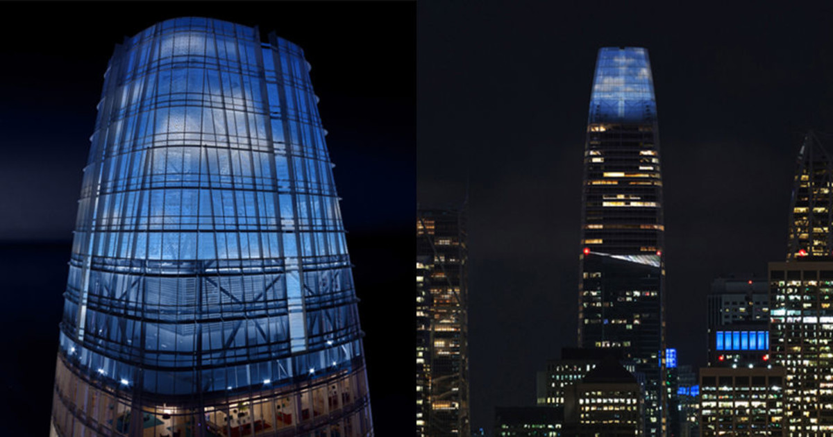 Salesforce Tower Debuts New Video Art Installation