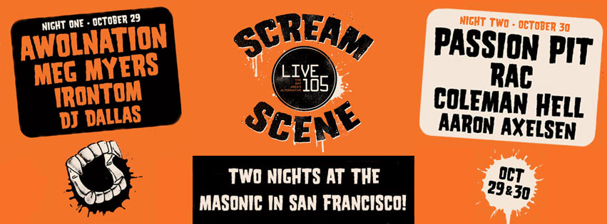 Live 105 Scream Scene Giveaway