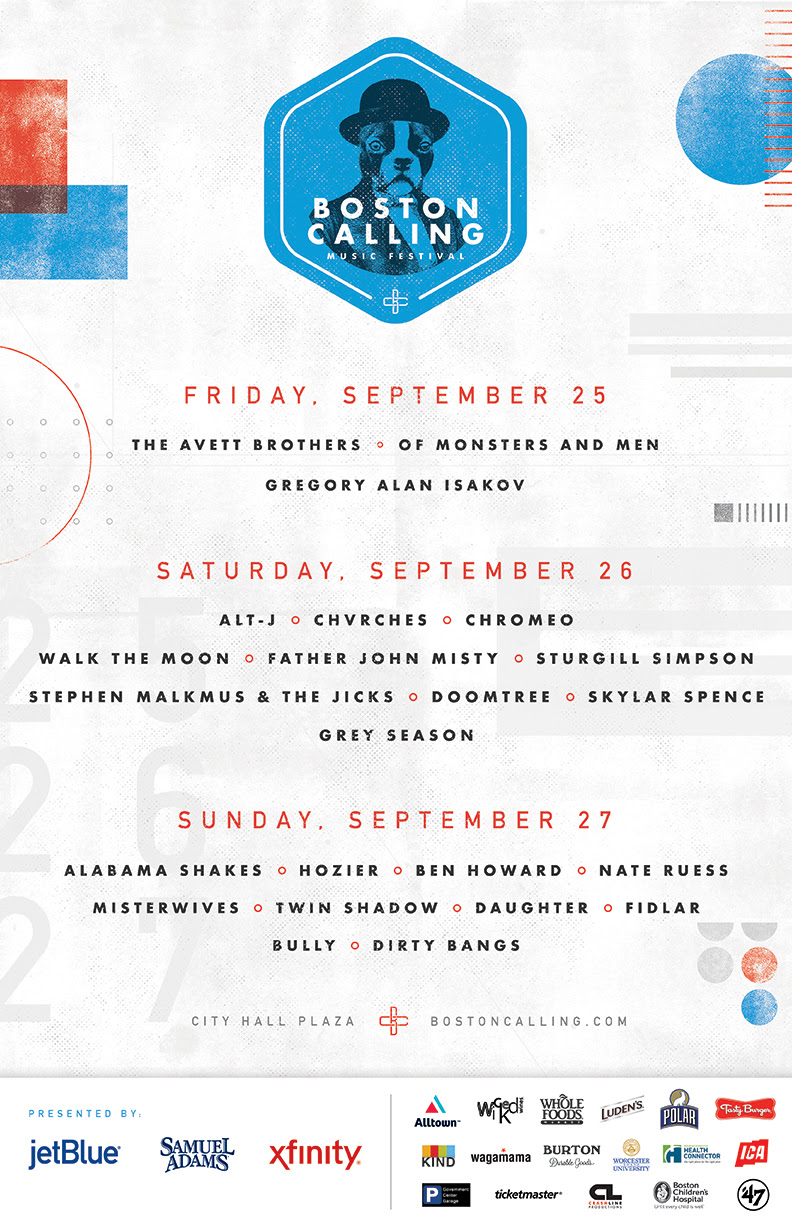 Boston Calling announces Saturday and Sunday Li...