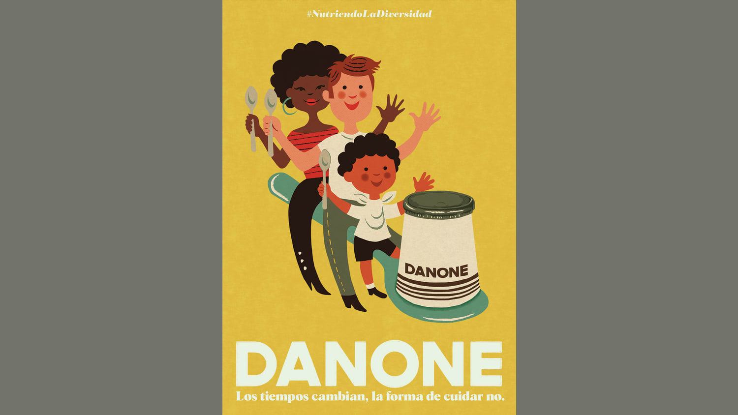 danone logo animation