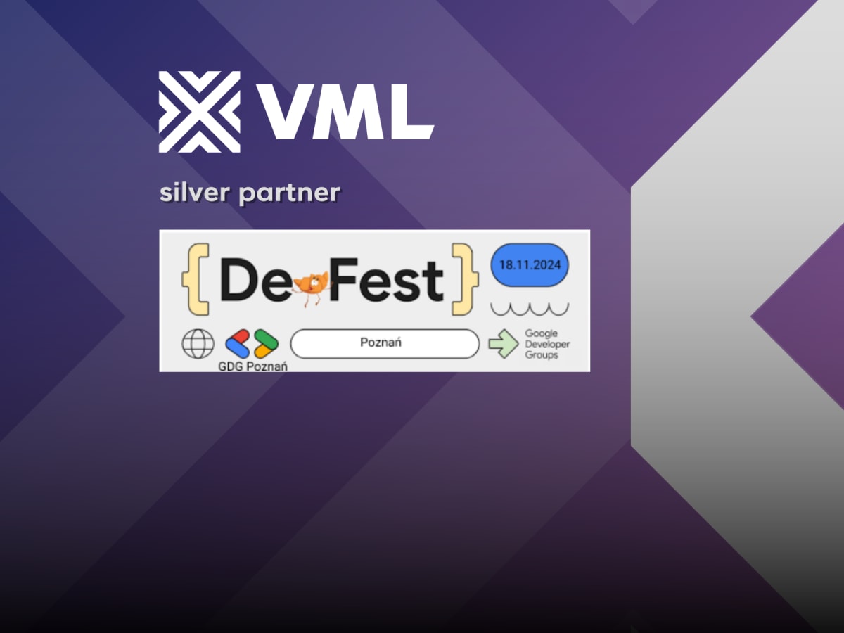 VML Enterprise Solutions proudly sponsors DevFest Poznań!