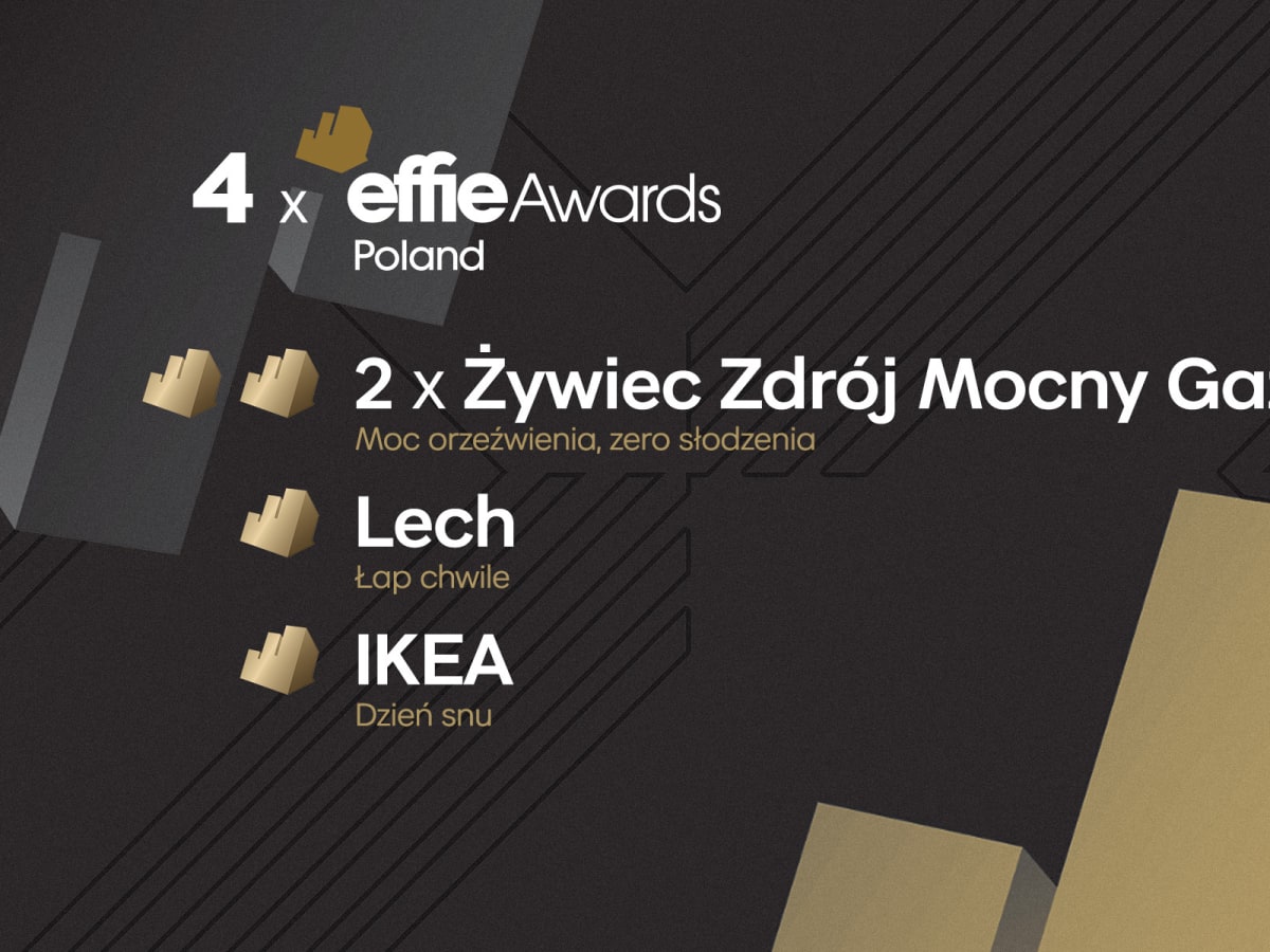 4 Effie awards for VML Poland | VML