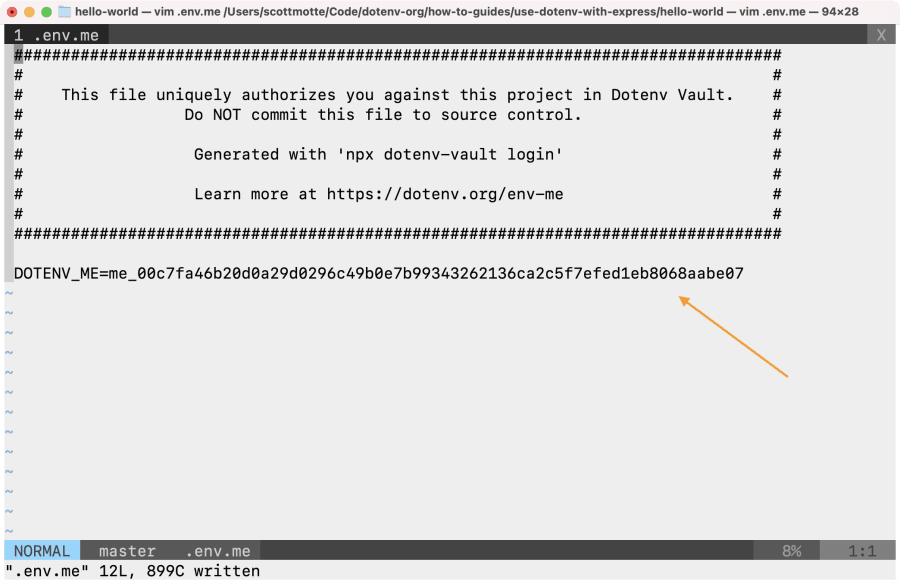 Sync .env files - Tutorial | Dotenv