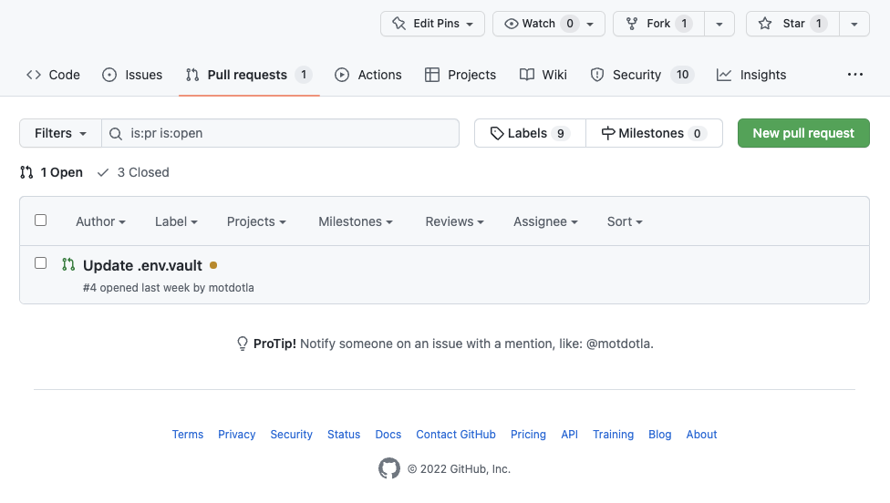 Github Add Ons Dotenv