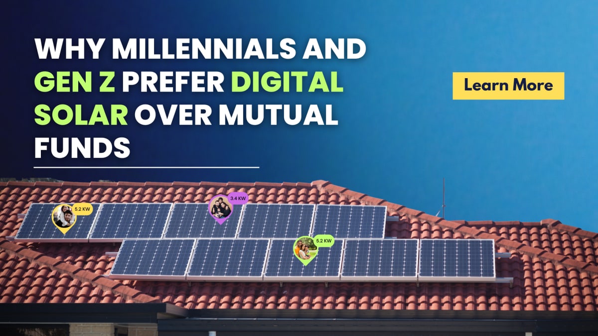 Millennials and Gen Z Are Choosing Digital Solar Over Mutual Funds