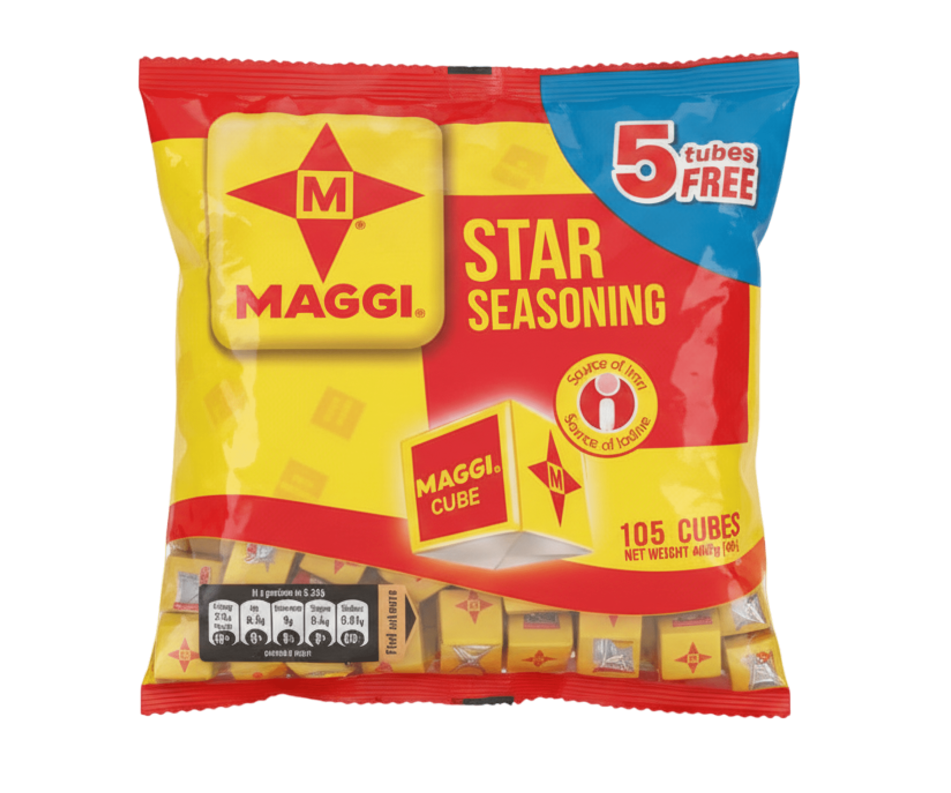 Maggi Star Seasoning Cubes (105 Cubes - 460g) | 9th Marketplace