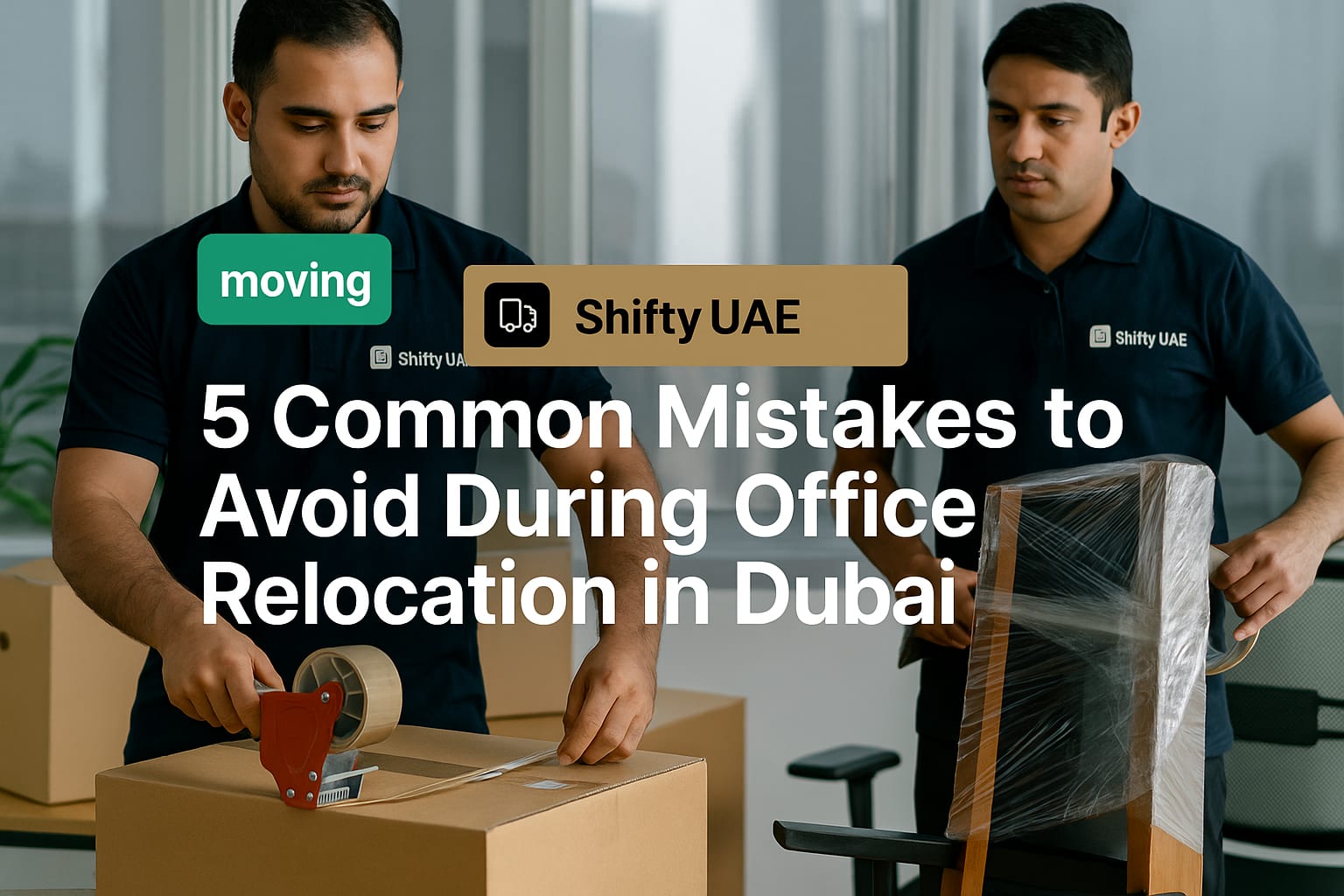 5 Office Relocation Mistakes to Avoid in Dubai