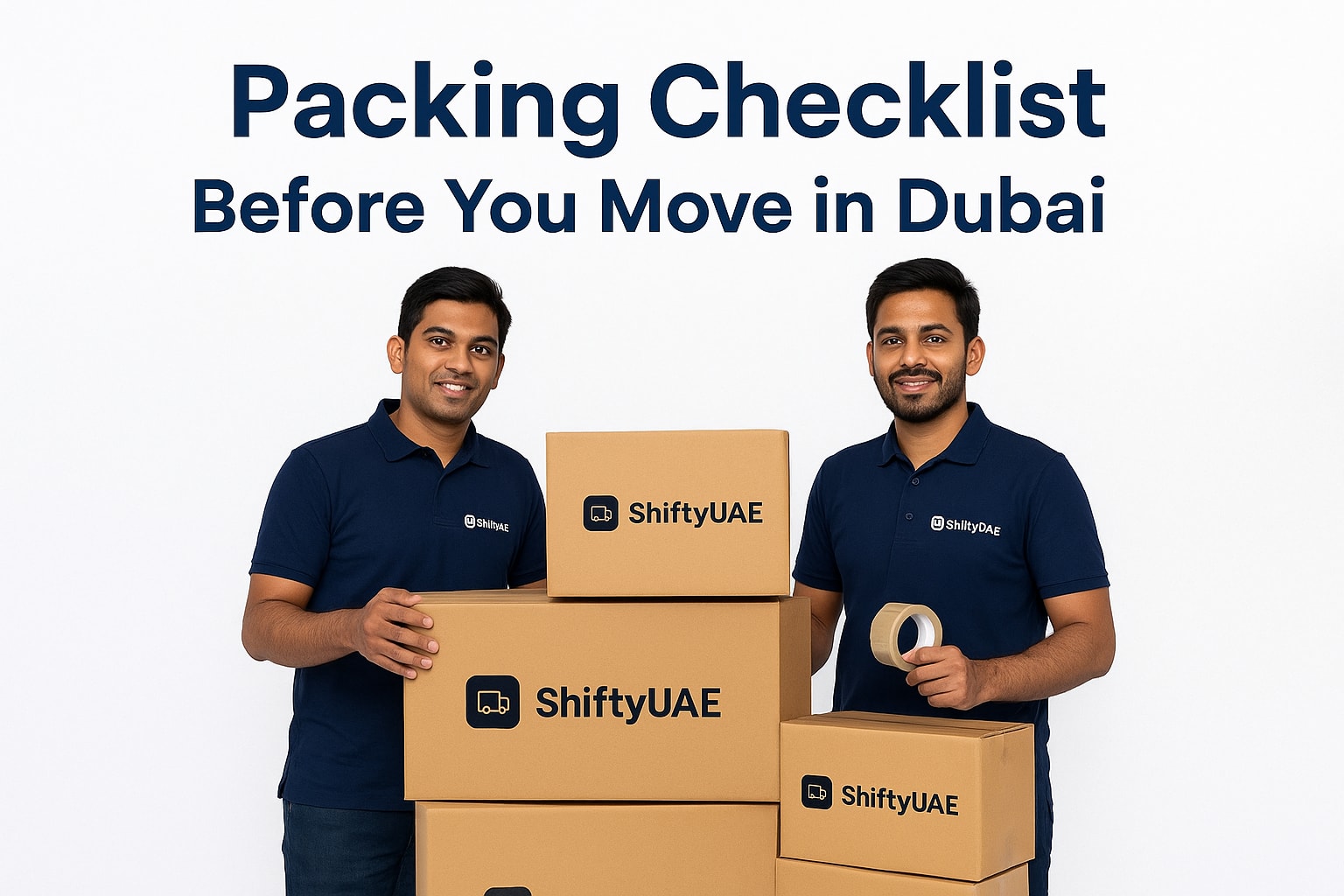 Packing Checklist Before Moving in Dubai | Shifty UAE