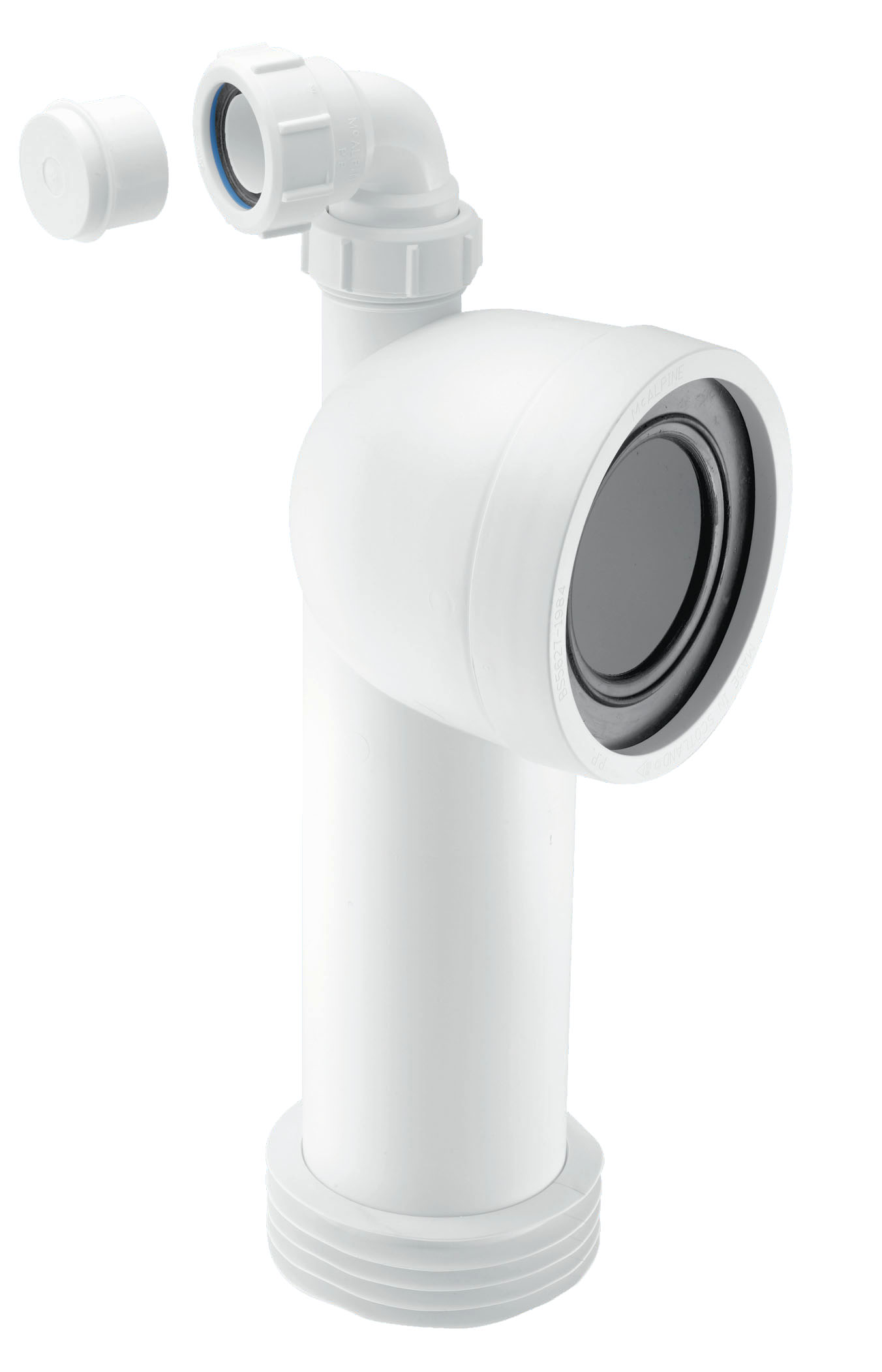 ALTECH WC-STOS 90° MED EXTRA ANSLUTNING 32 MM VIT - Altech | VVSOutlet ...