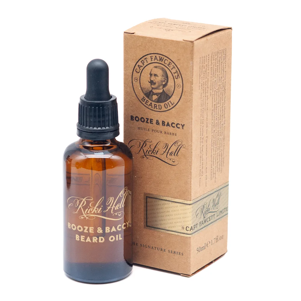 'Booze & Baccy' Beard Oil - Captain Fawcett US