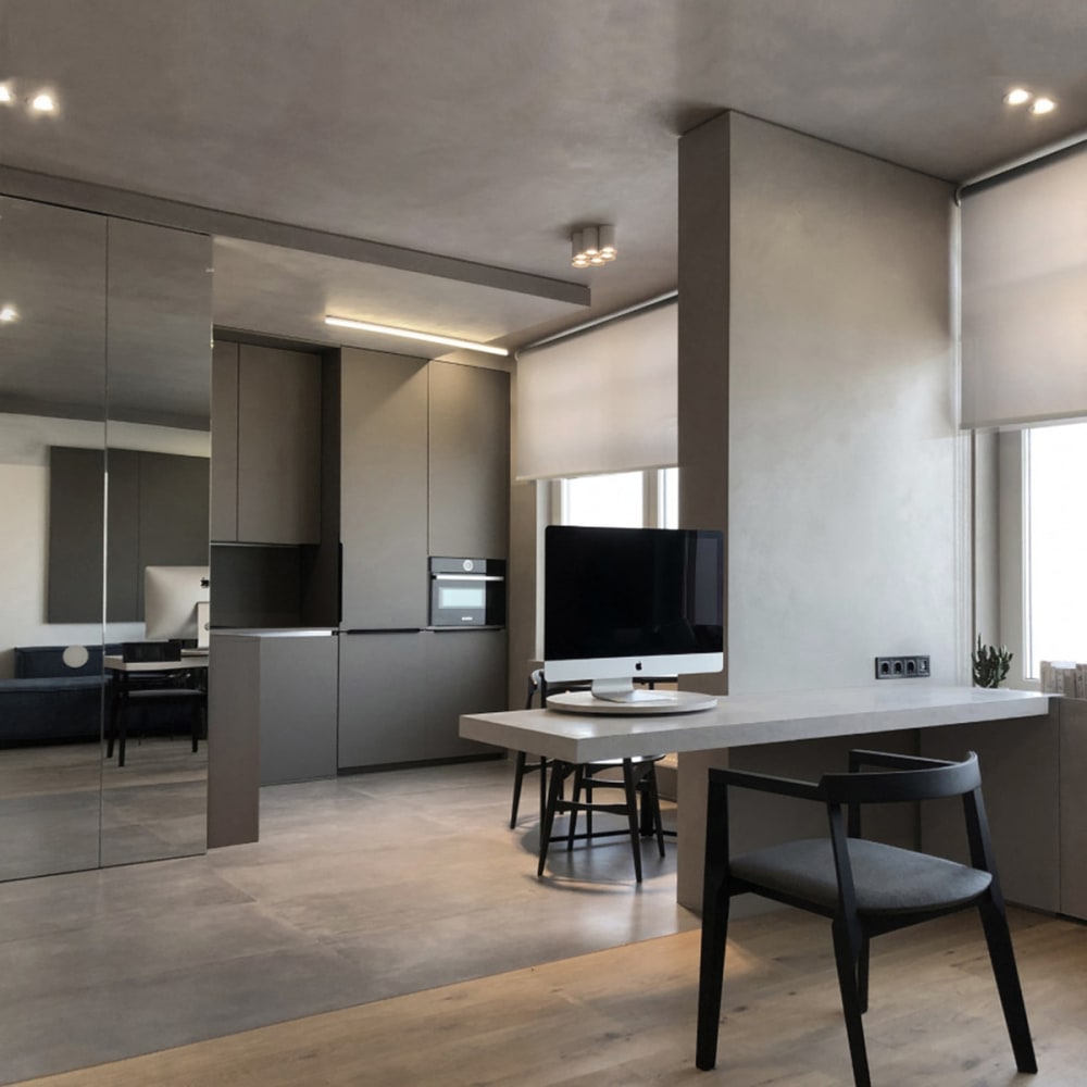 50 metres of grey | FENIX materials and solutions for interior design