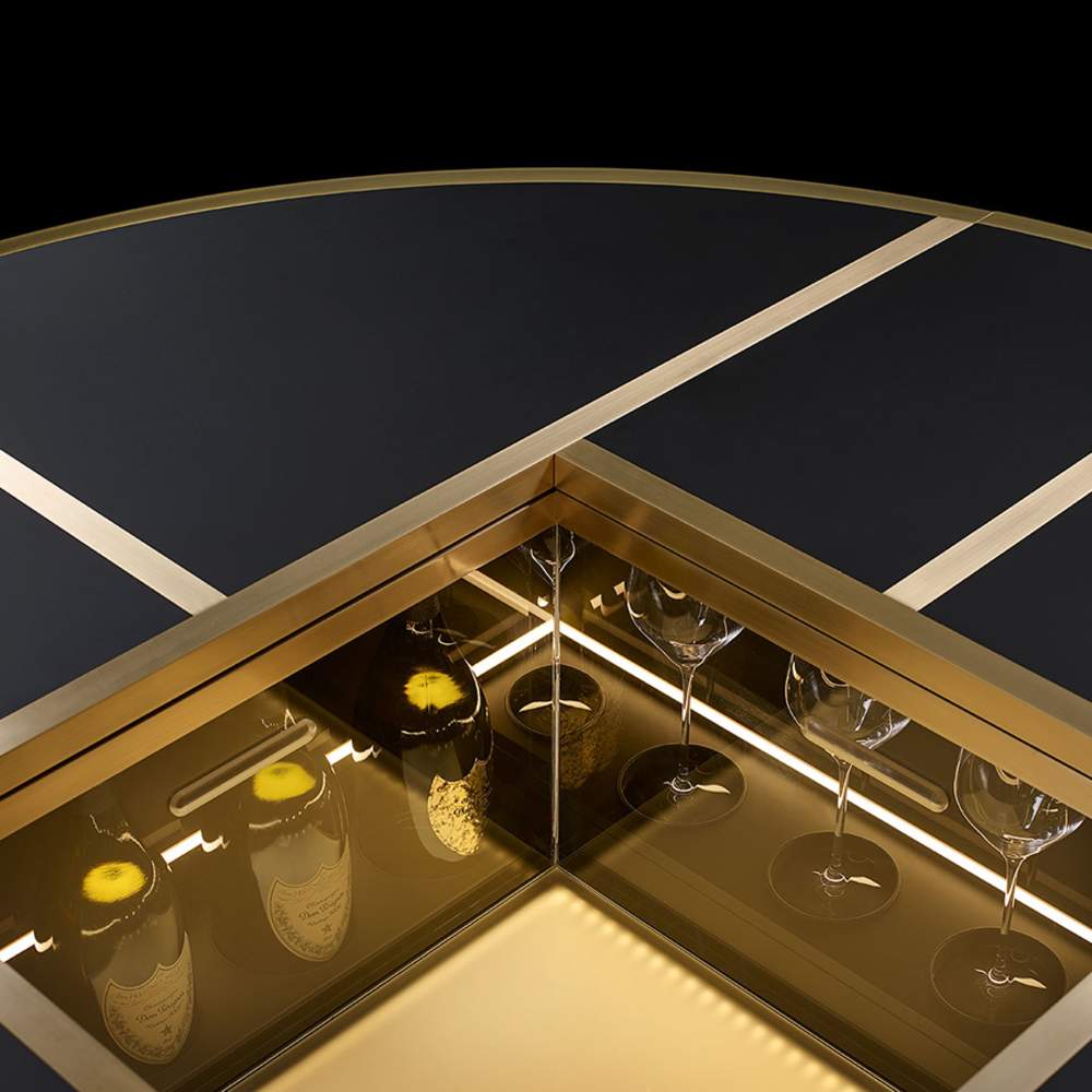 DOM PÉRIGNON TABLE by Silverlining Furniture with Kravitz Design ...