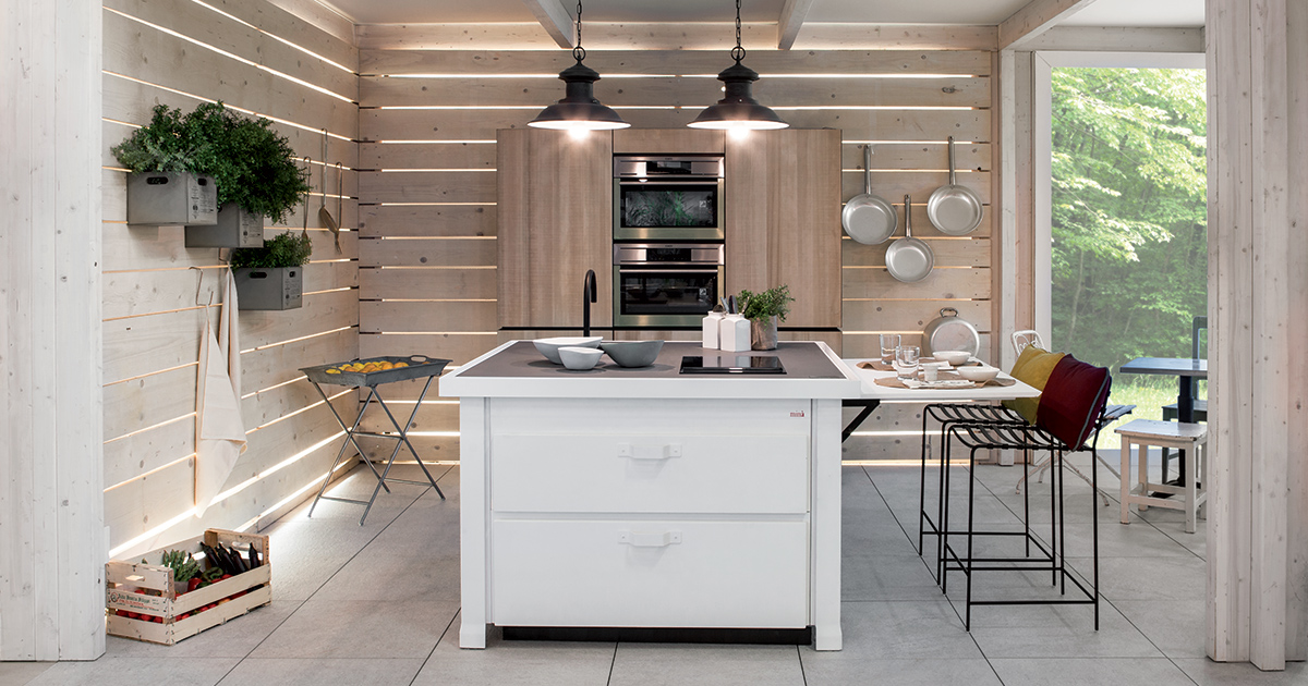 Mini Minà kitchen by MANDMADE | FENIX materials and solutions for ...