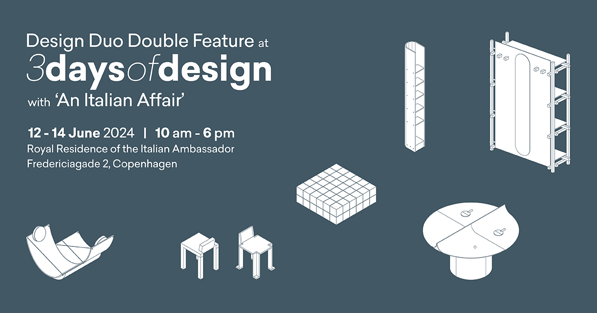 Design Duo Double Feature a los 3 Days of Design de Copenhague, con ‘An ...