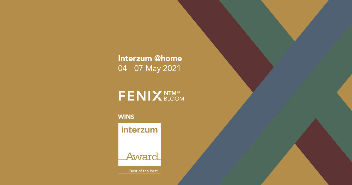 Interzum @home 2021 | FENIX materials and solutions for interior design