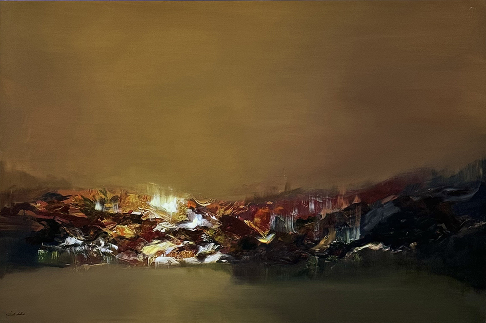 Buy Rustic Blaze 2024 by Piture Art by Shruthi Challani Painting ...