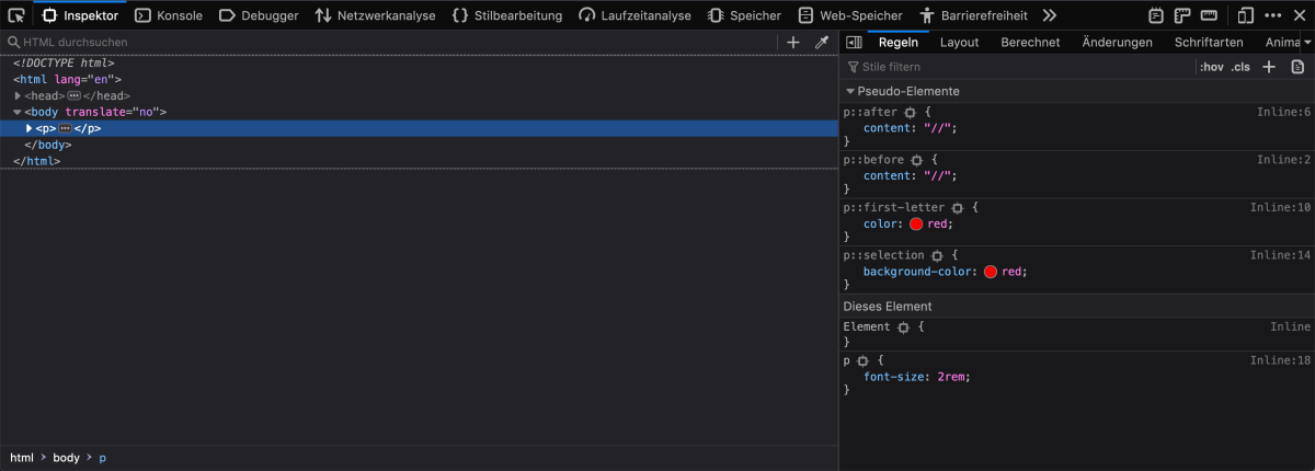 You Can List All Pseudo Elements Of An Element In The Css Pane In Firefox Developer Tools