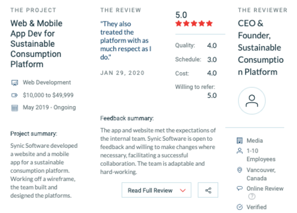 Synic Software Recognized by Preeminent B2B Ratings Platform as Top SQL ... Synic Software Recognized by Preeminent B2B Ratings Platform as Top SQL ...