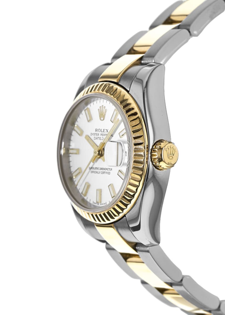 Rolex Datejust 26 Two Tone White Dial Women's Watch 179173-WHSO-PO