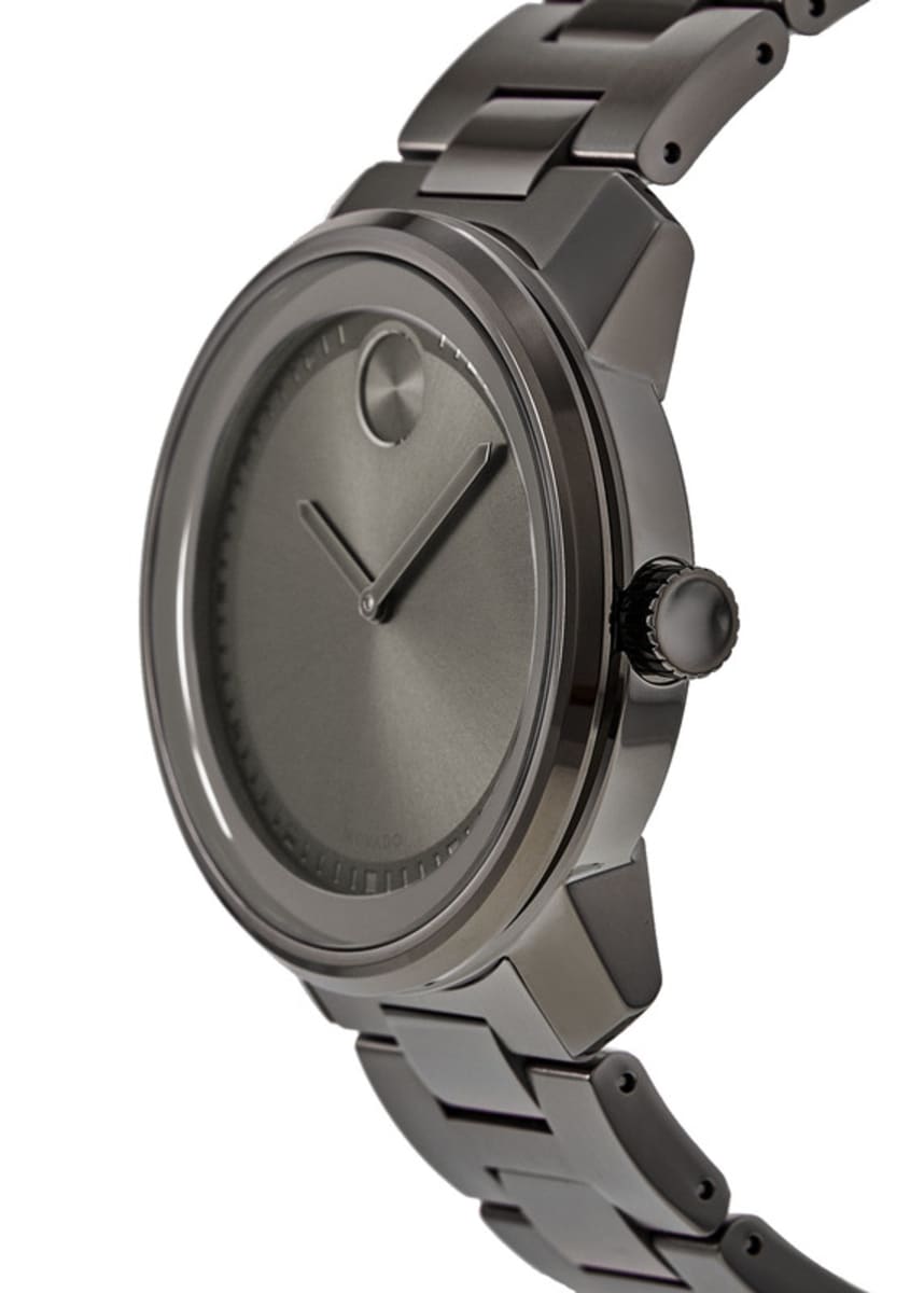 Movado Bold Gunmetal Gray Steel Men's Watch 3600259 | WatchMaxx.com
