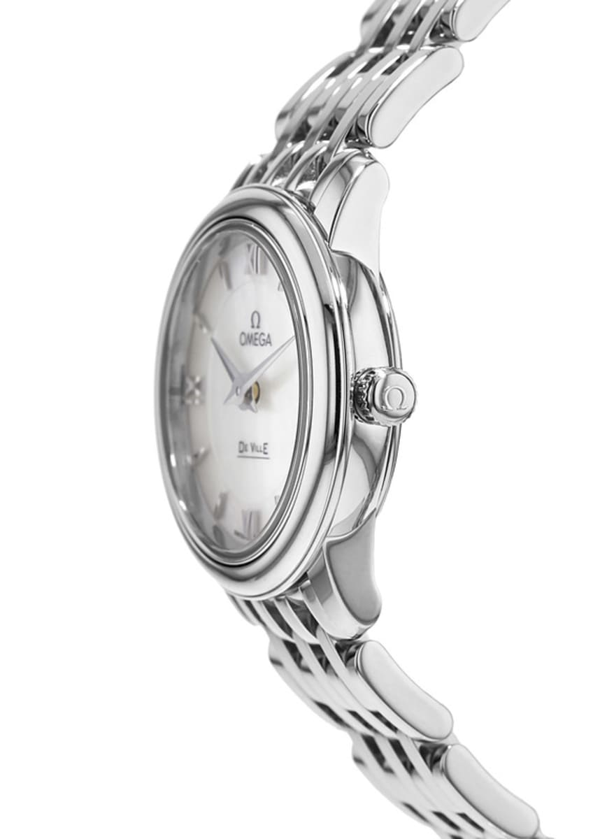 Omega De Ville Quartz 24 4mm Women s Watch 424 10 24 60 05 001 omega-de-ville-quartz-24-4mm-women-s-watch-424-10-24-60-05-001