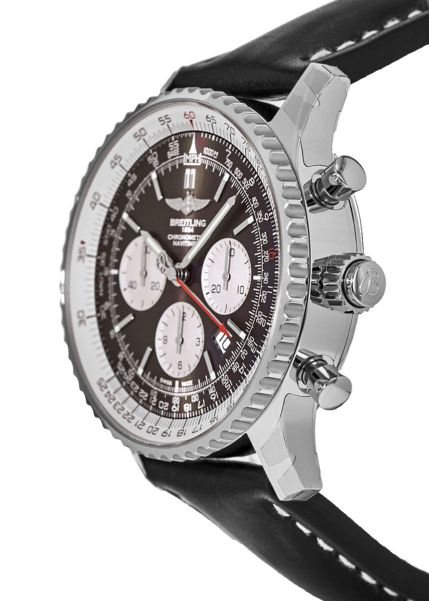 Breitling Navitimer B03 Chronograph Rattrapante 45 Bronze Dial Brown ...