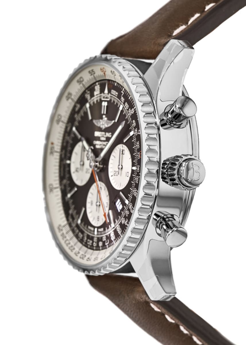 Breitling Navitimer B03 Chronograph Rattrapante 45 Bronze Dial Brown ...