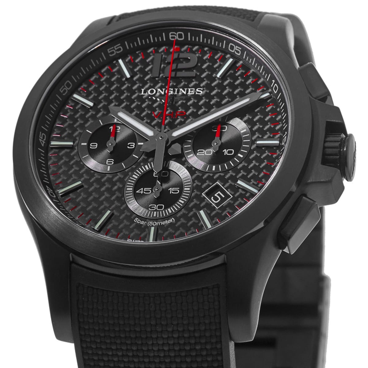Longines Conquest V.H.P. 42mm PVD Men's Watch L3.717.2.66.9
