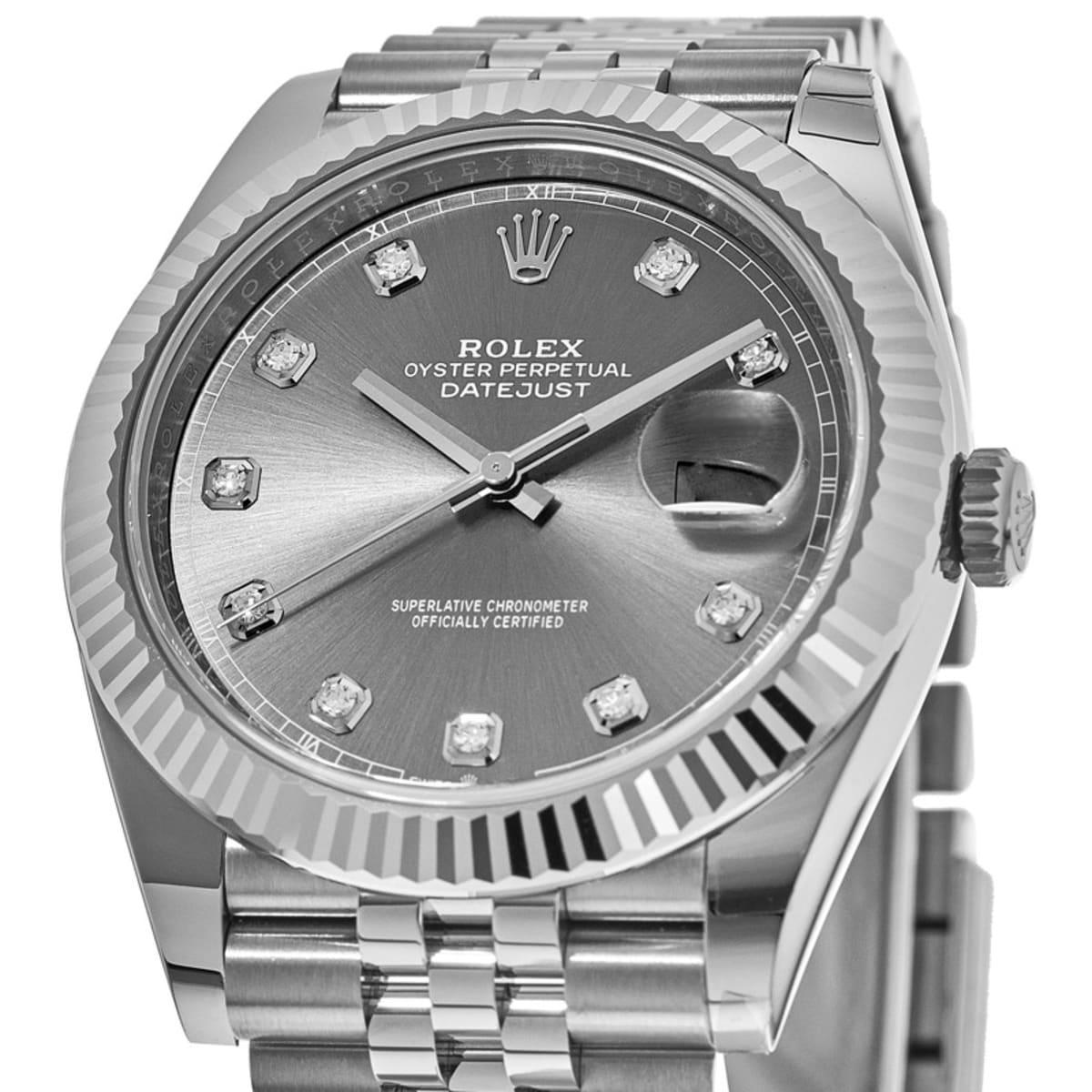 Rolex Datejust 41 Steel & White Gold Men's Watch M126334-0006