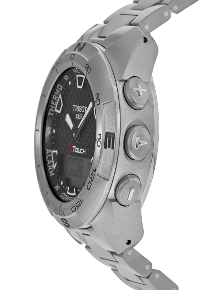 Tissot T-Touch Expert Titanium Digital & Analog Men's Watch T013.420.44 ... Tissot T-Touch Expert Titanium Digital & Analog Men's Watch T013.420.44 ...