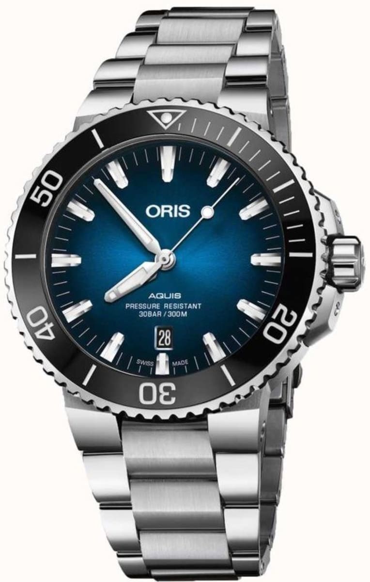 Oris Aquis Date Men's Watch 01 733 7730 4185-Set MB | WatchMaxx