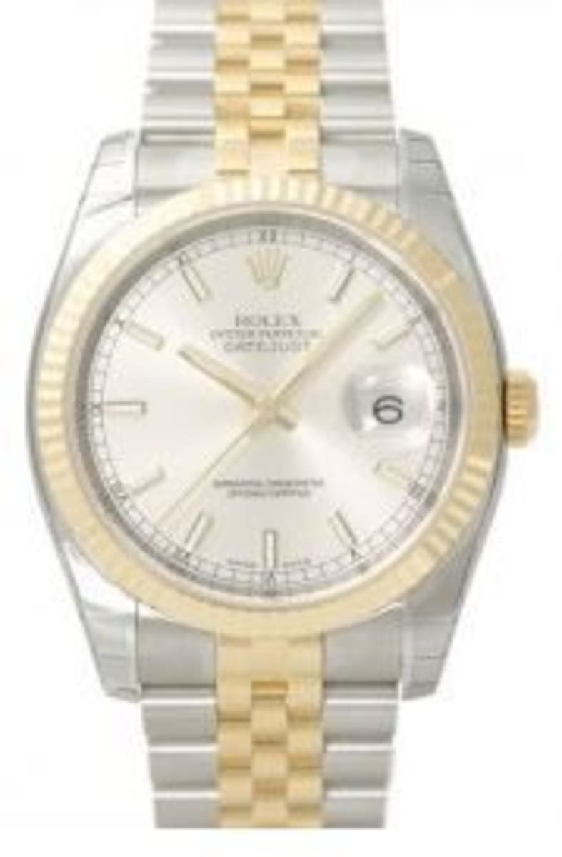 Rolex Datejust 36 Steel & Yellow Gold Unisex Watch 116233-SISJ