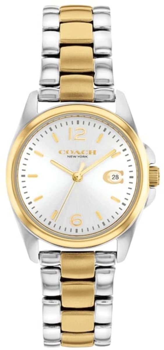 Coach Greyson Silver Dial Gold Tone Steel Women's Watch 14503909