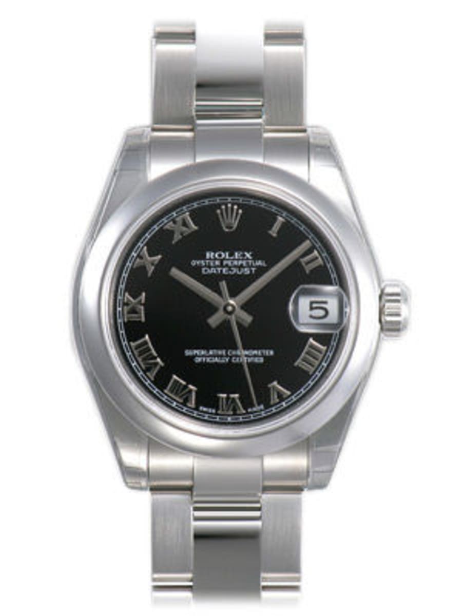 Rolex Datejust 31 Steel Oyster Women's Watch 178240-BKRO