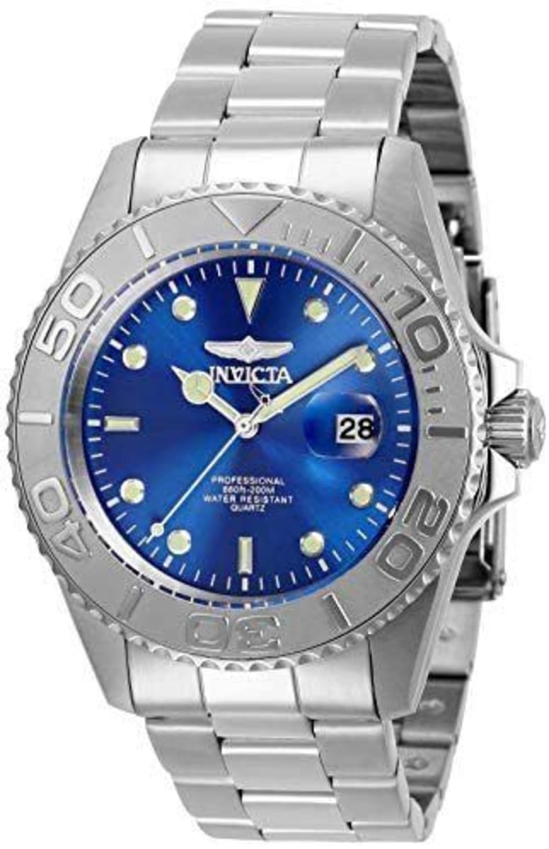 Invicta Pro Diver Blue Dial Steel Men's Watch 29945 | WatchMaxx.com