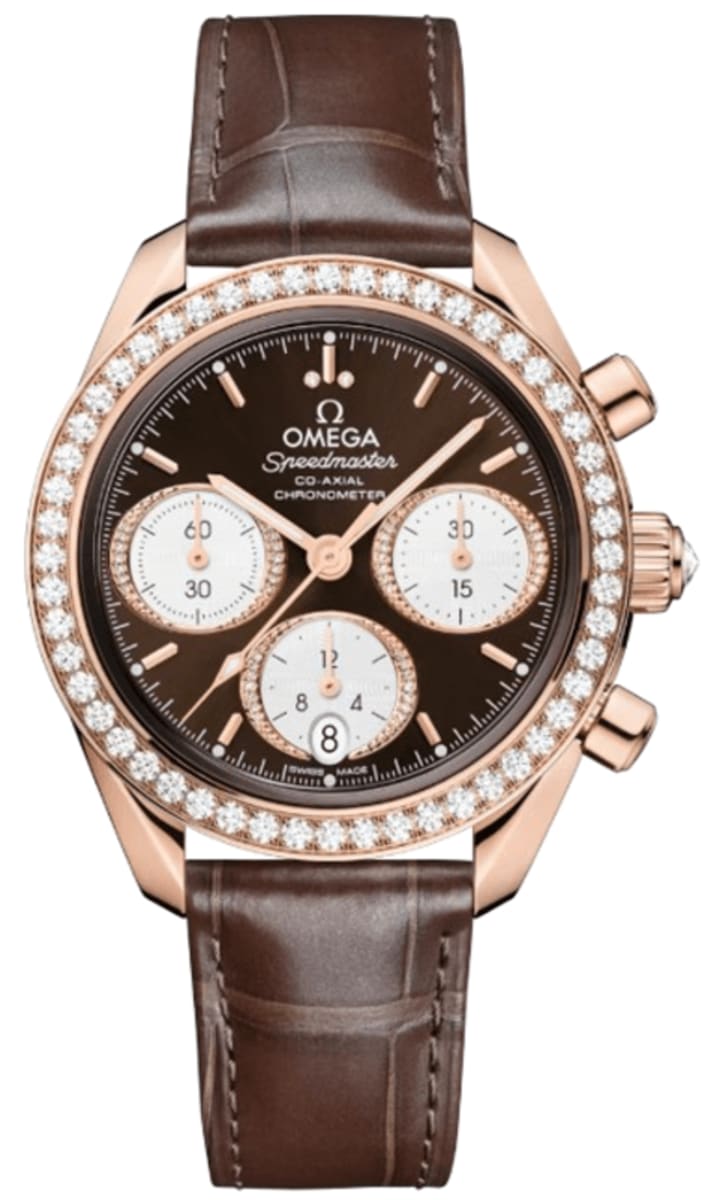 Omega Speedmaster Co-Axial Chronograph 38mm Unisex Watch 324.58.38.50 ...