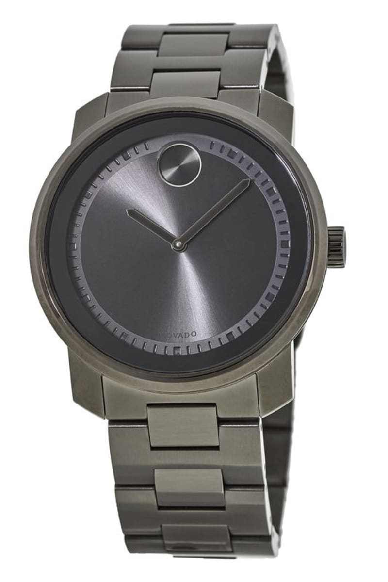 Movado Bold Gunmetal Gray Steel Men's Watch 3600259-SD | WatchMaxx.com