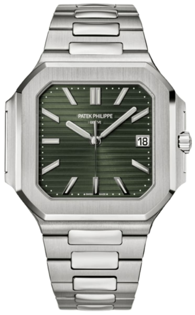 Patek Philippe Cubitus Automatic Green Dial Steel Men's Watch 5821/1A-001