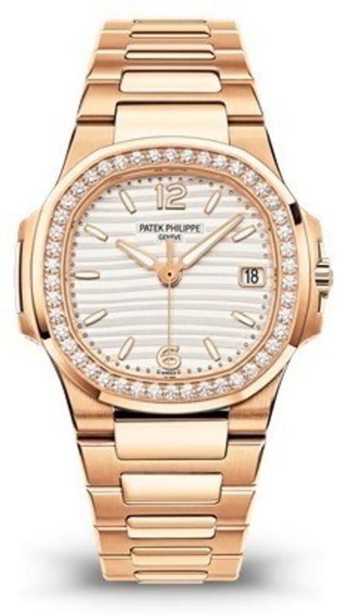 Patek Philippe Nautilus 18kt Rose Gold Diamond Women s Watch 7010 1R 011 patek-philippe-nautilus-18kt-rose-gold-diamond-women-s-watch-7010-1r-011